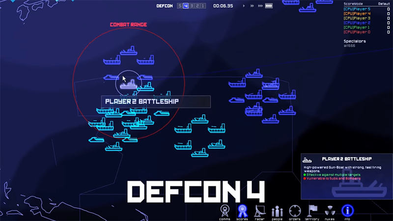 Defcon - tựa game mô phỏng bối cảnh chiến tranh đế quốc đỉnh cao